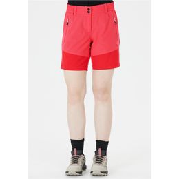 Shorts WHISTLER "LALA", Damen, Gr. 40, EURO-Gr&ouml;&szlig;en, rot, 92% Polyester, 8% Elasthan, mehrfarbig, kurz, Hosen Shorts, mit extra komfortablem Funktionsstretch