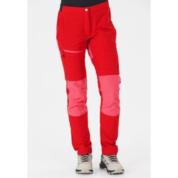 Softshellhose WHISTLER "Salton", Damen, Gr. 42, EURO-Gr&ouml;&szlig;en, rot, 92% Polyamid, 8% Elasthan, mehrfarbig, lang, Hosen Softshellhose, mit Stretchfunktion und wasserabweisender Qualit&auml;t
