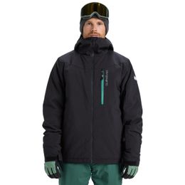 Snowboardjacke Quiksilver "Titano", Herren, Gr. L, schwarz, 100% Polyester, Jacken