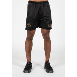 Sweathose GORILLA WEAR, Herren, Gr. S, US-Gr&ouml;&szlig;en, schwarz, 100% Polyester, unifarben, kurz, Hosen Sweathose, in strapazierf&auml;higer Qualit&auml;t
