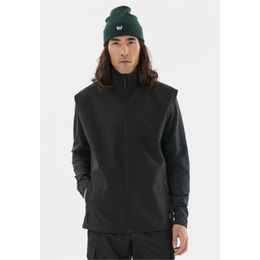 Funktionsweste WHISTLER "Lango", Herren, Gr. 5XL, schwarz, 100% Polyester, Westen Funktionsweste, aus funktionalem Softshellmaterial