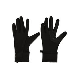 Fahrradhandschuhe SOS "Espot", Damen, Gr. 10, schwarz, 9% Elasthan, unifarben, Handschuhe, mit weicher Fleece-Innenseite