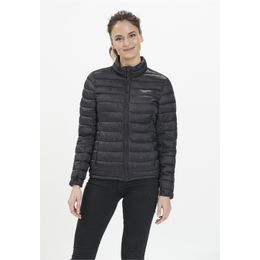 Steppjacke WHISTLER "Tepic W Pro-lite", Herren, Gr. 40, schwarz, 100% Nylon, kariert, unifarben, normal, ohne Ausschnitt, Jacken Steppjacke, mit Kinnschutz und kuscheliger Wattierung
