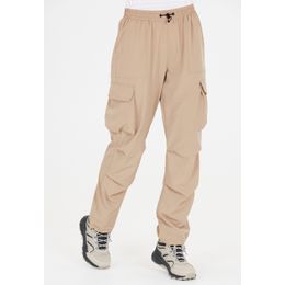 Softshellhose WHISTLER "Russet", Damen, Gr. 46, EURO-Größen, grau (taupe), 90% Polyester, 10% Elasthan, unifarben, Hosen, im robusten und atmungsaktiven Cargo-Style