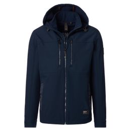 Langjacke Casamoda "Casamoda Jacke uni", Herren, Gr. L, blau, 92% Polyester, 8% Elasthan, Jacken