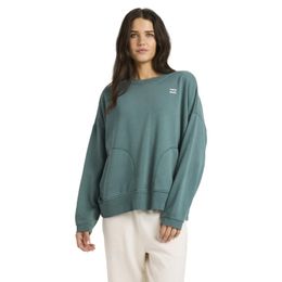 Sweatshirt Billabong "Dont Forget", Damen, Gr. M, alpine, 80% Baumwolle / 20% Polyester, Sweatshirts
