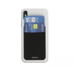 Deltaco Adhesive Card Holder - Schwarz Kreditkartenhalter f&uuml;r Smartphone