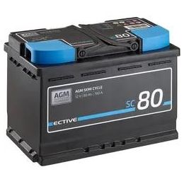 ECTIVE Semi Cycle SC80 AGM Versorgungsbatterie 80Ah