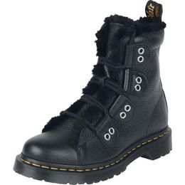 Dr. Martens 1460 LTT FL - Black Milled Nappa & Black Wanama & Black Milo Fur (Dh-A012) Boot schwarz in EU36 31876001