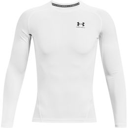 Under Armour Heatgear Funktionsshirt Herren - weiß - Gr. L - Polyester/Elastan