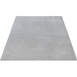 Teppich MERINOS "Maximo 30", grau, B:120cm H:16mm L:170cm, Polyester, Teppiche, Teppich, weicher dichter Kurzflor, Kunstfellteppich, Fell Haptik, Wohnzimmer