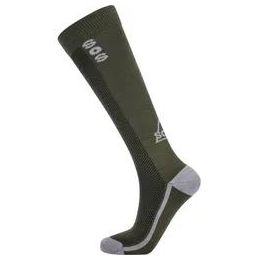 Socken SOS "Arlberg", Herren, Gr. 43/47, grün (khaki), 40% Wolle, 40% Polyacryl, 11% Nylon, 7% Polyester, 2% Elasthan, mehrfarbig, Socken, mit atmungsaktiven und geruchshemmenden Eigenschaften