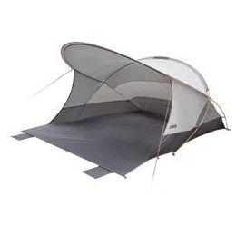 Strandmuschel High Peak "Cordoba 80", grau (aluminium, dunkelgrau), Zelte, B/H/L: 200cm x 125cm x 220cm, B:200cm H:125cm L:220cm