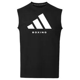 Muskelshirt Adidas PERFORMANCE "Community Tank Top Boxing" Gr. S, schwarz, Shirts, Herren, S, Obermaterial: 100% Baumwolle