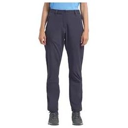 Trekkinghose Jack Wolfskin "HIKING ALPINE PANTS W", Damen, Gr. 36, Normalgrößen, grau (graphite), Oberstoff: 87% POLYESTER, 13% ELASTHAN; Kontrastmaterial 1: 86% POLYAMID, 14% ELASTHAN; Futter 1:00% POLYESTER, Hosen