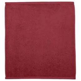 Geschirrtuch Ross "Küchen-Frottiertuch, 50x50 cm", rot (vino), B:50cm L:50cm, 100% Baumwolle, Geschirrtücher, vielseitig einsetzbarer Küchenhelfer aus 100% Baumwolle, unifarben