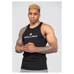 Funktionsshirt GORILLA WEAR, Herren, Gr. M, schwarz, 95% Baumwolle, 5% Elasthan, bedruckt, normal, Rundhals, Shirts, aus dehnbarem Material