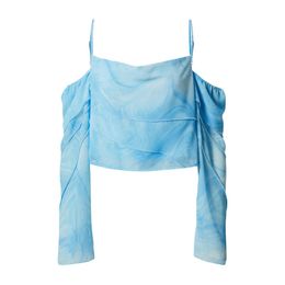 EDITED Bluse 'Neyla' Damen Gr&ouml;&szlig;e L blau / hellblau