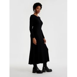 EDITED Kleid 'BULAN' Damen Gr&ouml;&szlig;e 36 schwarz Winterkleid
