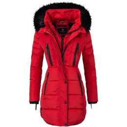 Marikoo Mantel 'Moonshine' Damen Größe XS rot / schwarz Wintermantel
