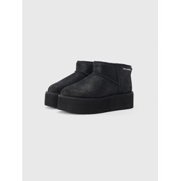 K by KARL LAGERFELD Karl Lagerfeld Boots Damen Gr&ouml;&szlig;e 38 schwarz / wei&szlig; Winterschuhe