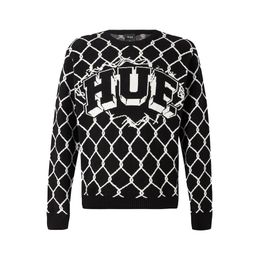HUF Pullover 'Breakthrough' Herren Gr&ouml;&szlig;e L schwarz / wei&szlig;