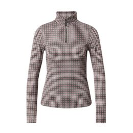 EDITED Shirt 'Svetlana' Damen Gr&ouml;&szlig;e L beige / navy / burgunder