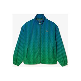 Lacoste Trainingsjacke in Blau/ Grün - 59% | Größe 52 | Herrenjacken