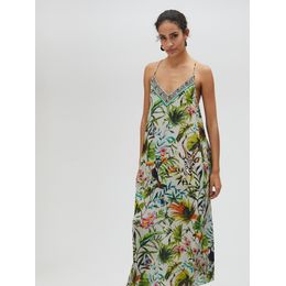 Lola Casademunt Maxikleid Damen Größe 36 grün Winterkleid