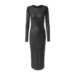 EDITED Kleid 'Geerke' Damen Größe 42 silbergrau / schwarz Winterkleid