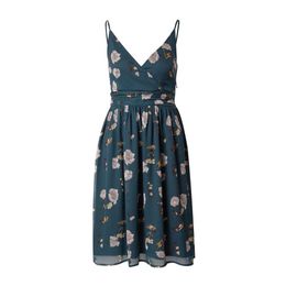 ABOUT YOU Kleid 'Valentina' Damen Gr&ouml;&szlig;e 38 schoko / dunkelgr&uuml;n / puder / wei&szlig;