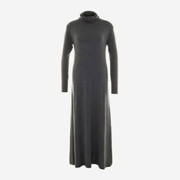 Aspesi Graues Maxikleid aus Schurwolle