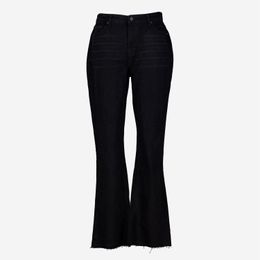 Scotch & Soda Schwarze Wide Leg Jeans