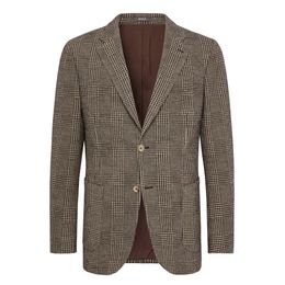 Boggi Milano Sakko Herren Gr&ouml;&szlig;e 52 beige / dunkelbraun