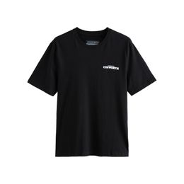 next T-Shirt Herren Gr&ouml;&szlig;e XL hellgrau / schwarz / wei&szlig;