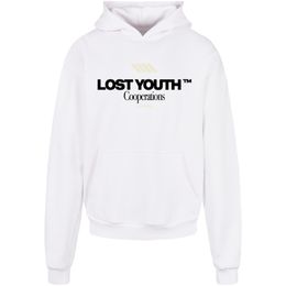 Lost Youth Sweatshirt 'Cooperations' Herren Gr&ouml;&szlig;e M schwarz / wei&szlig;