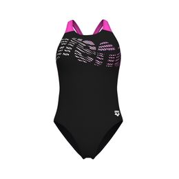 arena Badeanzug 'FLOWING' Damen Gr&ouml;&szlig;e XXXL pink / ros&eacute; / schwarz / wei&szlig;