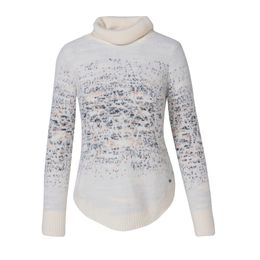 Koroshi Pullover Damen Gr&ouml;&szlig;e M dunkelblau / offwhite