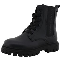 Tom Tailor Mädchen Winterstiefel, Gr. 35schwarz, Lederimitat, Schuhe, in bequemer Form