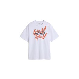 Vans T-Shirt 'Mirror' Herren Gr&ouml;&szlig;e M dunkelorange / schwarz / wei&szlig;