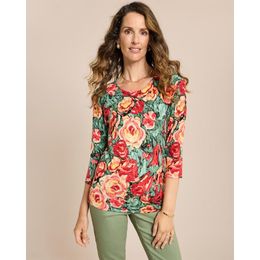 Ovanti Strickdesign Classic Pullover Blumenmix