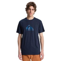 T-Shirt Quiksilver "EV Comp Logo 2024", Damen, Gr. S, blau (schwarz navy), Obermaterial: 100% Baumwolle;, Shirts T-Shirt