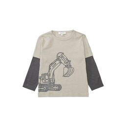 STACCATO Shirt Jungen Gr&ouml;&szlig;e 104/110 creme / dunkelgrau