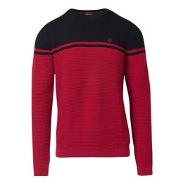 Koroshi Pullover Herren Gr&ouml;&szlig;e S rot / schwarz