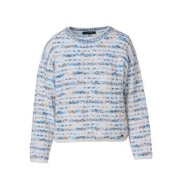 Koroshi Pullover Damen Gr&ouml;&szlig;e XS beige / blau / wei&szlig;