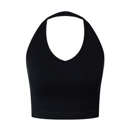 EDITED Top 'Olympia' Damen Gr&ouml;&szlig;e XS/S schwarz