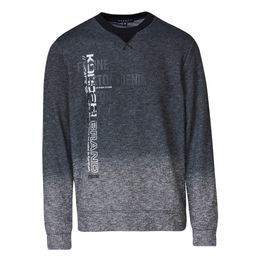 Koroshi Sweatshirt Herren Gr&ouml;&szlig;e S marine / schwarz / wei&szlig;