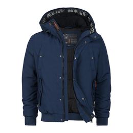 INDICODE Jeans Winter Jacket ' Albanos ' male Blue size XL