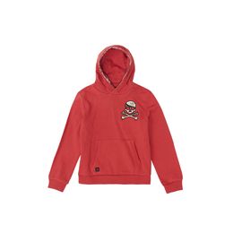 Koroshi Sweatshirt Jungen Gr&ouml;&szlig;e 116 hellgrau / dunkelorange / schwarz
