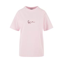 Karl Kani T-Shirt Damen Gr&ouml;&szlig;e L ros&eacute; / burgunder